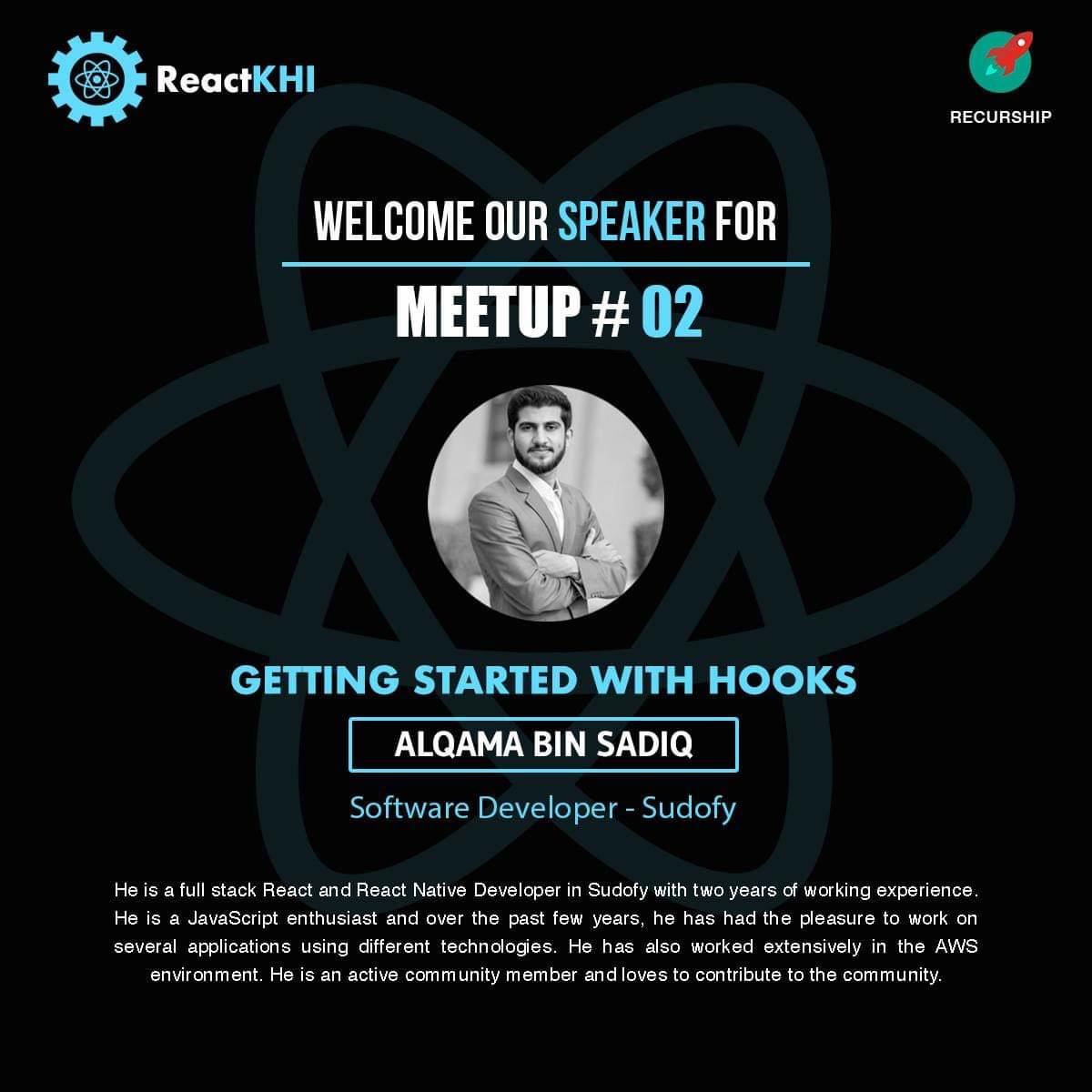 Alqama Bin Sadiq on LinkedIn: #react #reactjs #meetup Alqama Bin Sadiq on LinkedIn: #react #reactjs #meetup