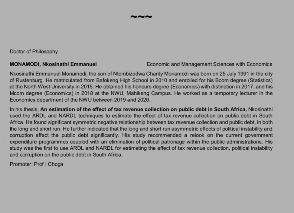 Dr Nkosinathi Monamodi on LinkedIn: It is now official, I am Dr ... Dr Nkosinathi Monamodi on LinkedIn: It is now official, I am Dr ...