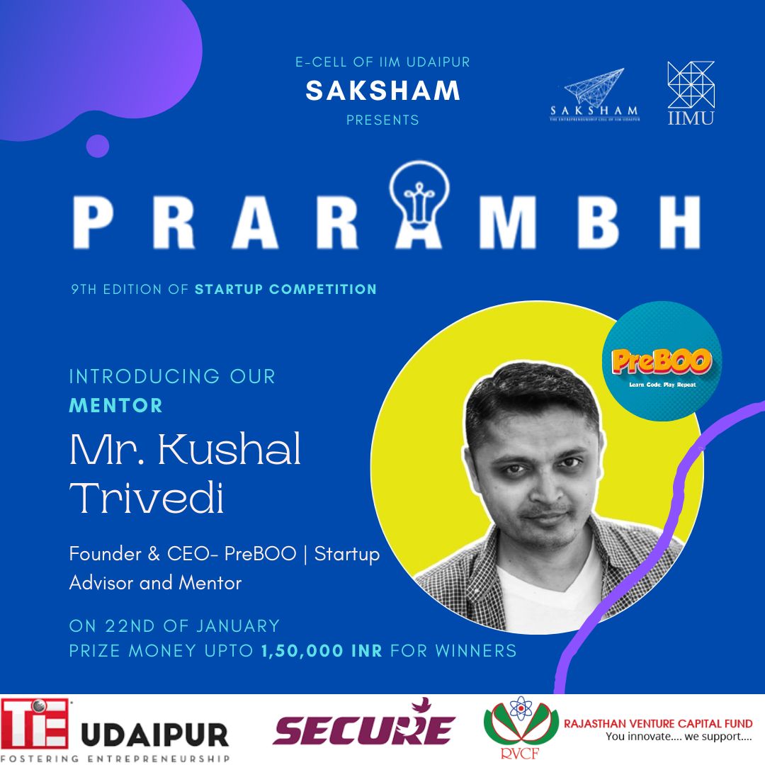 Saksham: The Entrepreneurship Cell of IIM Udaipur on LinkedIn: #saksham ... Saksham: The Entrepreneurship Cell of IIM Udaipur on LinkedIn: #saksham ...