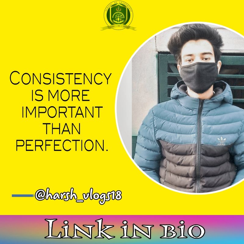 Harsh Chauhan on LinkedIn: Consistency is more important than ... Harsh Chauhan on LinkedIn: Consistency is more important than ...