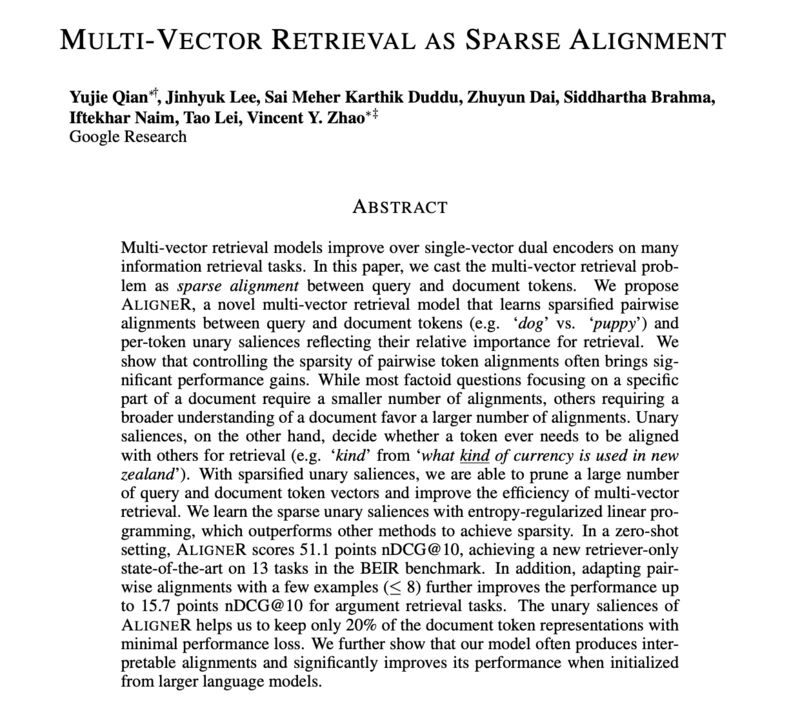 Ahsen Khaliq on LinkedIn: Multi-Vector Retrieval as Sparse Alignment ... Ahsen Khaliq on LinkedIn: Multi-Vector Retrieval as Sparse Alignment ...