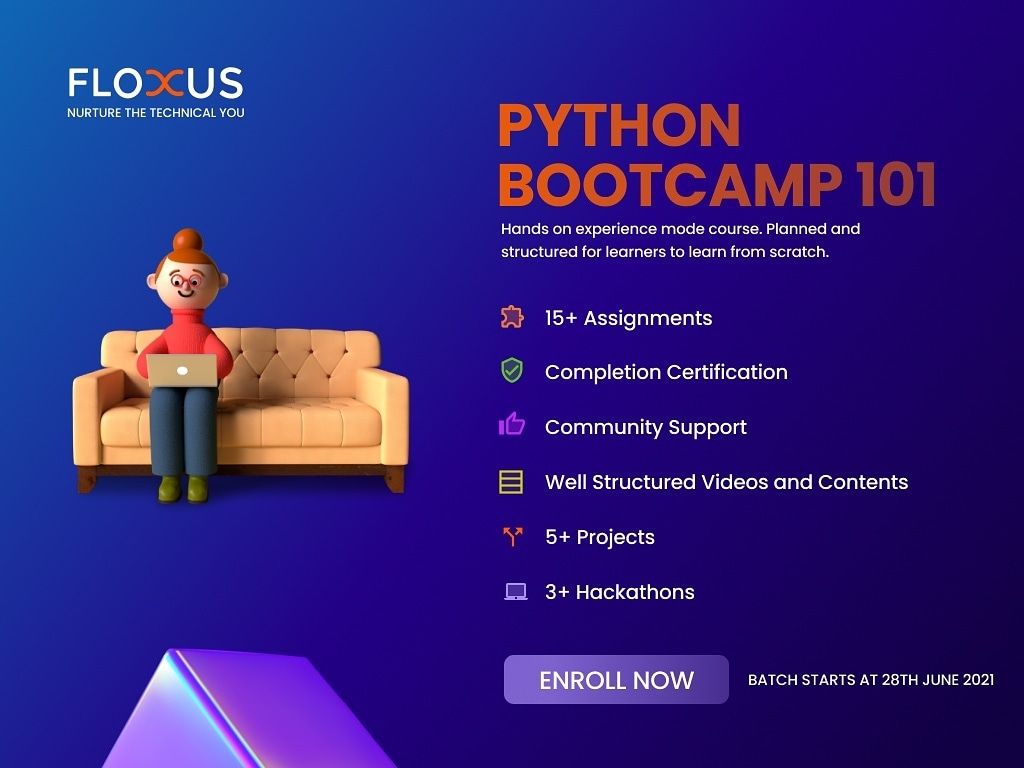 Floxus on LinkedIn: Floxus presents to you a free 15-day Python ... Floxus on LinkedIn: Floxus presents to you a free 15-day Python ...