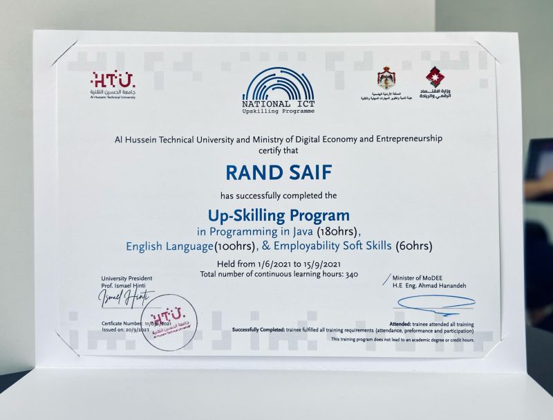 Rand Saif on LinkedIn: #certificateofcompletion #programming # ... Rand Saif on LinkedIn: #certificateofcompletion #programming # ...