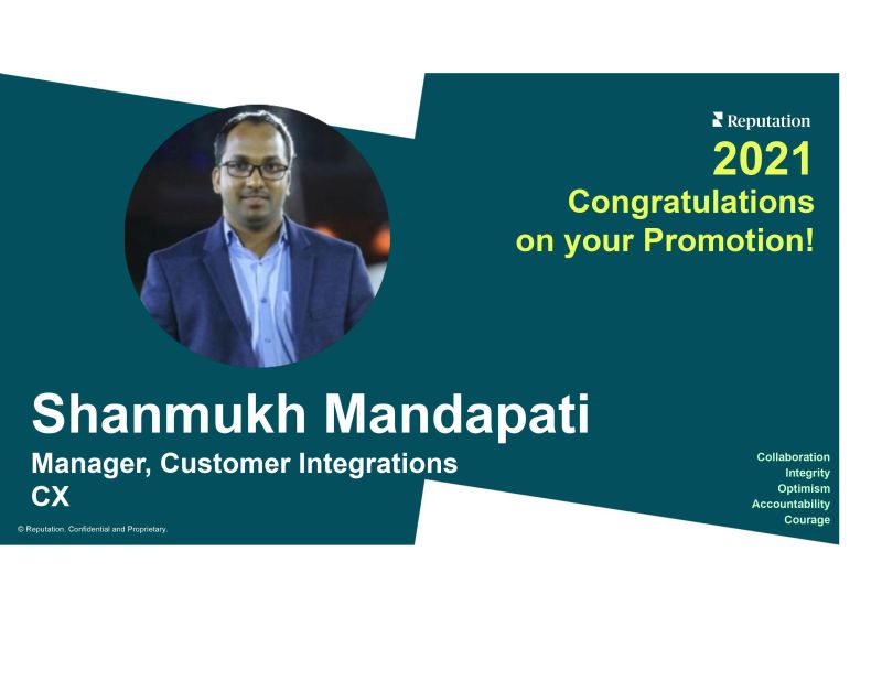 Shanmukh Mandapati, PMP on LinkedIn: #promotions #reputation #kudos ... Shanmukh Mandapati, PMP on LinkedIn: #promotions #reputation #kudos ...