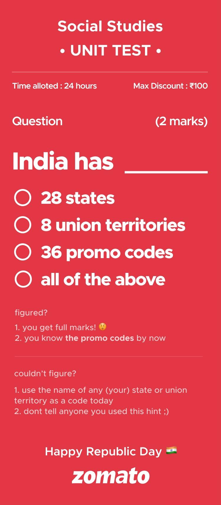 Tanisha Singh on LinkedIn: Happy Republic Day :D - the promo codes are ... Tanisha Singh on LinkedIn: Happy Republic Day :D - the promo codes are ...