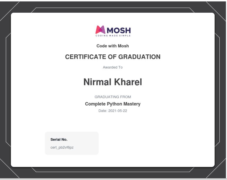 Nirmal Kharel on LinkedIn: #python #pythonprogramming Nirmal Kharel on LinkedIn: #python #pythonprogramming