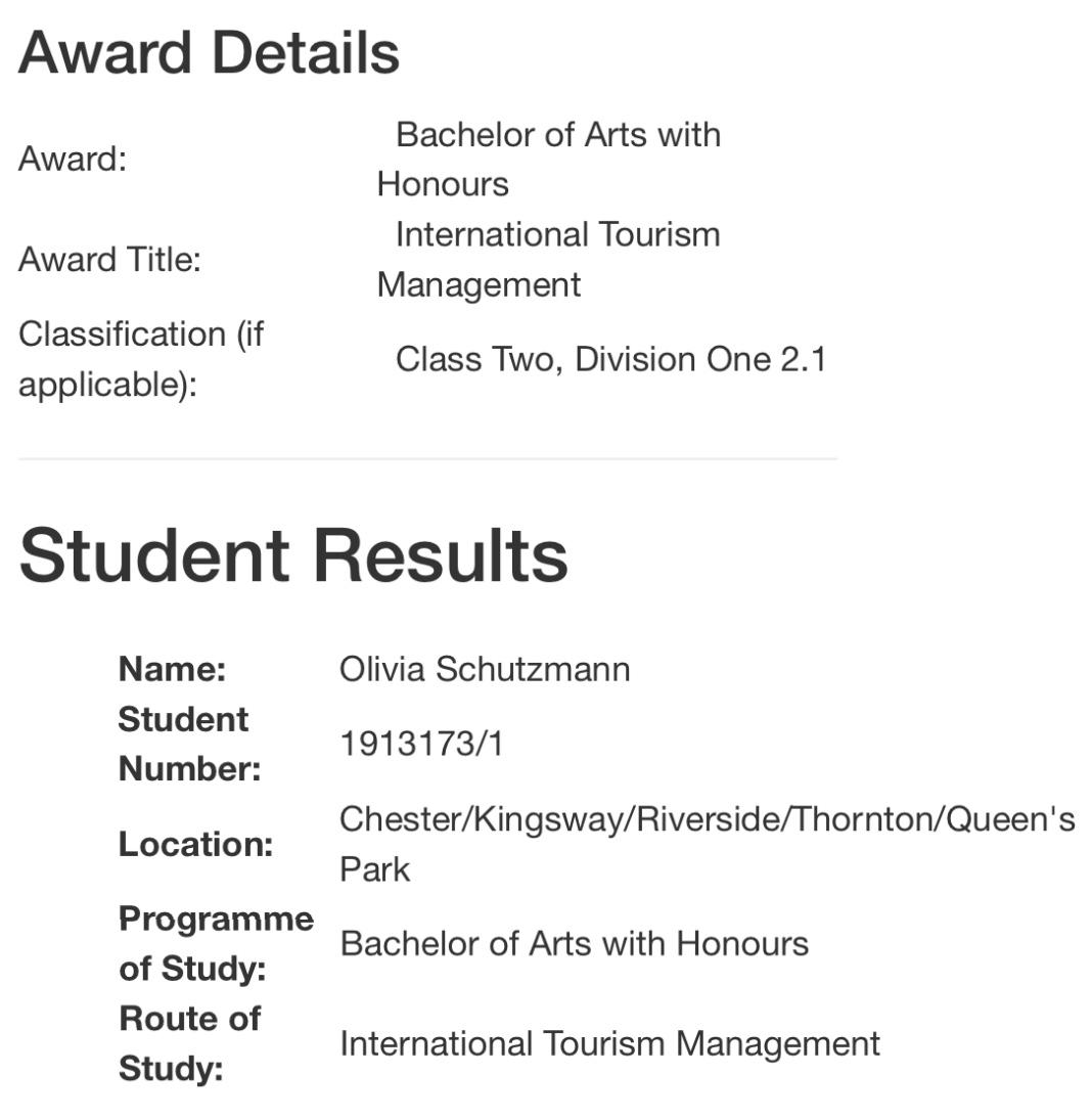 Olivia Schutzmann on LinkedIn: I never thought I would go to university ... Olivia Schutzmann on LinkedIn: I never thought I would go to university ...