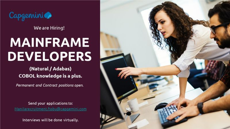 Patricia Mae E. on LinkedIn: #mainframedeveloper #mainframeskills # ... Patricia Mae E. on LinkedIn: #mainframedeveloper #mainframeskills # ...