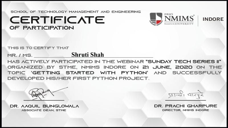 Shruti Shah on LinkedIn: #python #programming #jupyter #webinar Shruti Shah on LinkedIn: #python #programming #jupyter #webinar