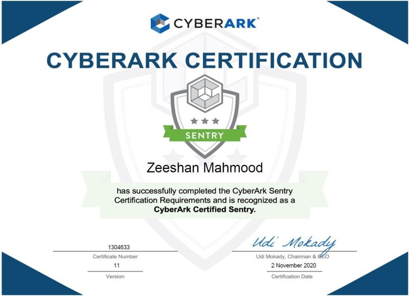 Zeeshan Mahmood on LinkedIn: #cyberark #certifications #achievements # ... Zeeshan Mahmood on LinkedIn: #cyberark #certifications #achievements # ...
