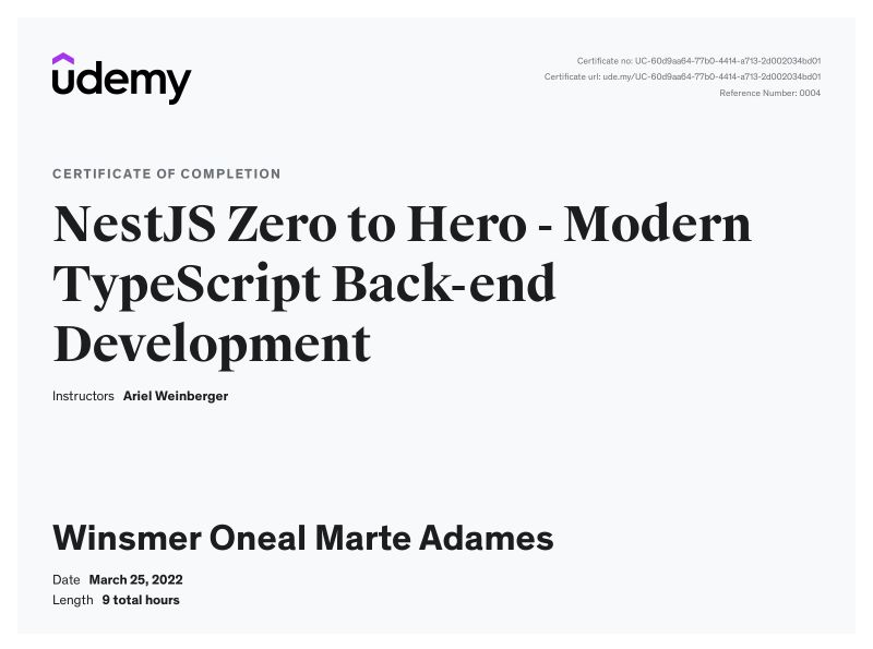 Winsmer Oneal Marte Adames on LinkedIn: #nestjs #nodejs #typescript # ... Winsmer Oneal Marte Adames on LinkedIn: #nestjs #nodejs #typescript # ...