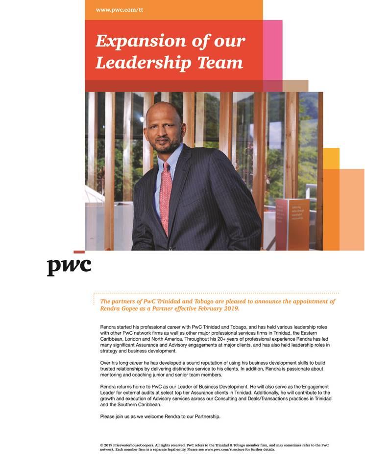 ICATT TRINIDAD AND TOBAGO on LinkedIn: PWC introduces new partner ... ICATT TRINIDAD AND TOBAGO on LinkedIn: PWC introduces new partner ...