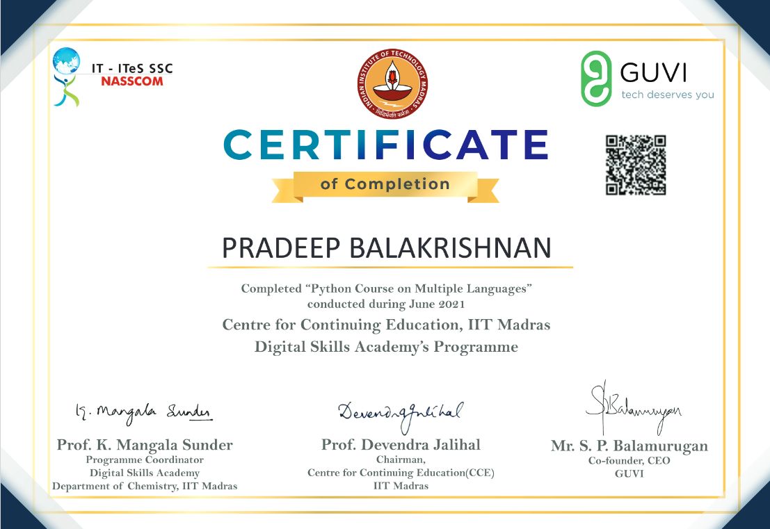 Pradeep B. on LinkedIn: #python #programming Pradeep B. on LinkedIn: #python #programming