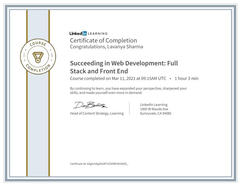 Lavanya Sharma on LinkedIn: #webdevelopment Lavanya Sharma on LinkedIn: #webdevelopment