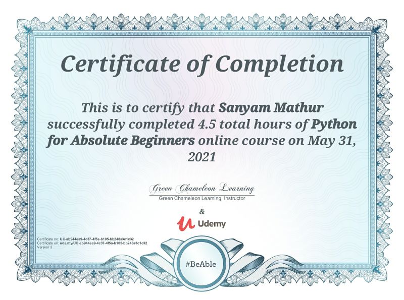 Sanyam Mathur on LinkedIn: #udemycourses #pythonprogramming # ... Sanyam Mathur on LinkedIn: #udemycourses #pythonprogramming # ...