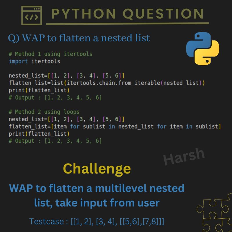 Harsh Verma on LinkedIn: #python #pythonprogramming #pythondeveloper # ... Harsh Verma on LinkedIn: #python #pythonprogramming #pythondeveloper # ...