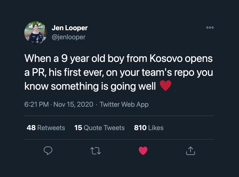 Astrit Malsia on LinkedIn: Jen Looper lead developer at Microsoft about ... Astrit Malsia on LinkedIn: Jen Looper lead developer at Microsoft about ...