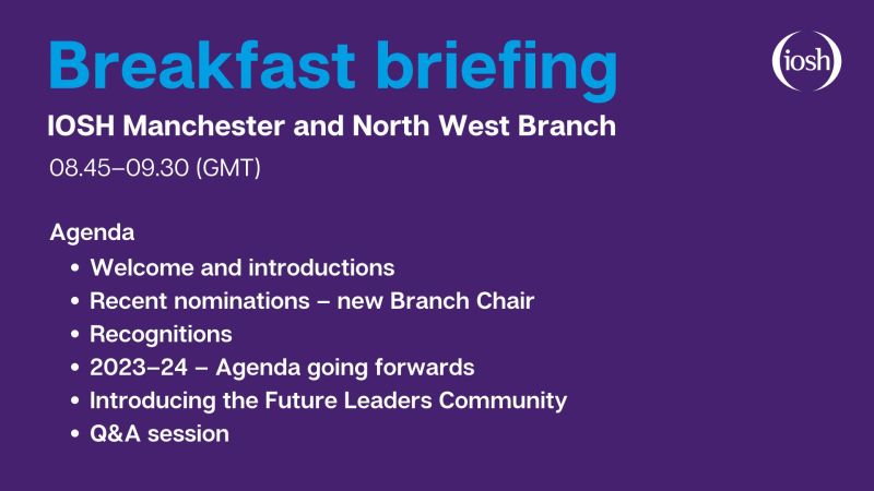 IOSH Manchester and North West Districts Branch on LinkedIn: #iosh # ... IOSH Manchester and North West Districts Branch on LinkedIn: #iosh # ...