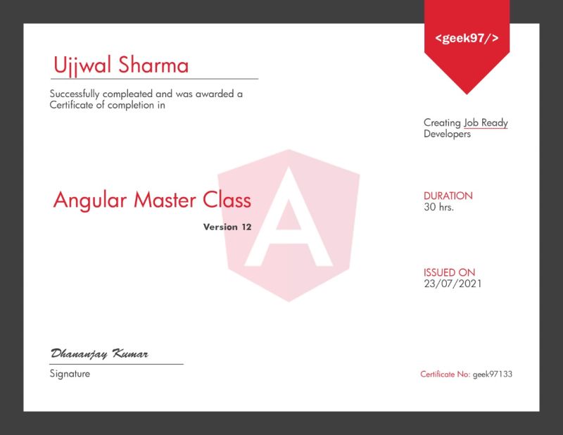 Ujjwal Sharma on LinkedIn: #angular Ujjwal Sharma on LinkedIn: #angular