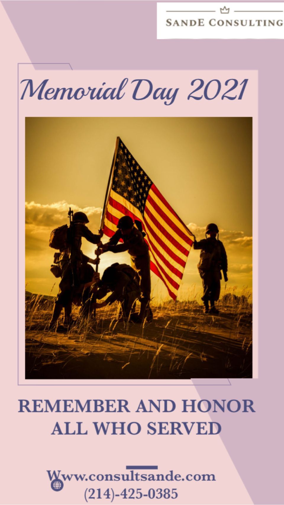 SandE Consulting on LinkedIn: Happy memorial day 2021 “Land of the free ... SandE Consulting on LinkedIn: Happy memorial day 2021 “Land of the free ...