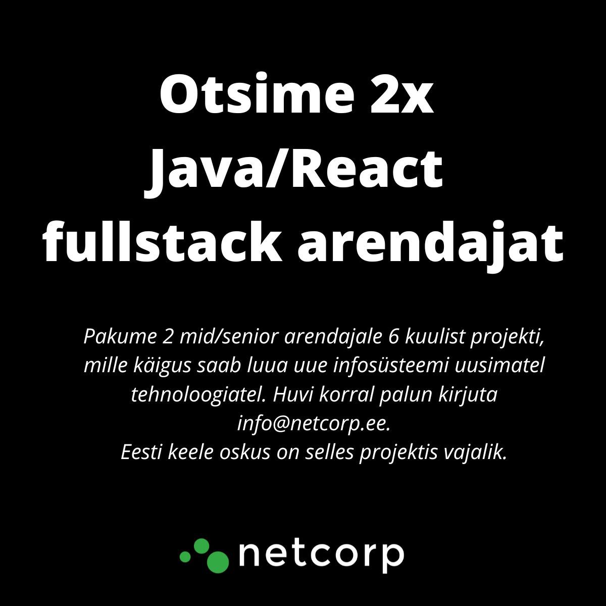 Netcorp Software Development on LinkedIn: #java #react #fullstack # ... Netcorp Software Development on LinkedIn: #java #react #fullstack # ...