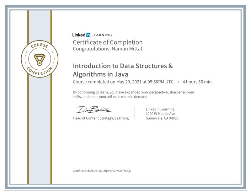 Naman Mittal on LinkedIn: #connections #datastructures #algorithms #java Naman Mittal on LinkedIn: #connections #datastructures #algorithms #java