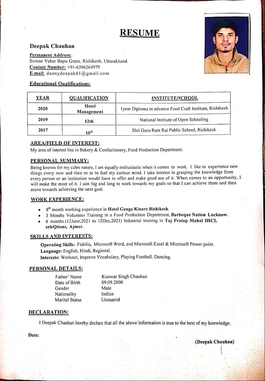 Deepak Chauhan on LinkedIn: #hospitalityjobs Deepak Chauhan on LinkedIn: #hospitalityjobs