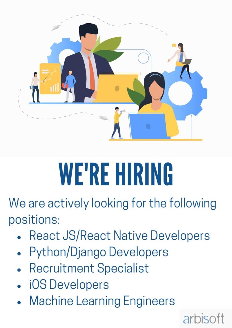 Arbisoft on LinkedIn: #arbisoft #wearehiring | 90 comments Arbisoft on LinkedIn: #arbisoft #wearehiring | 90 comments