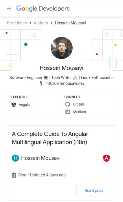 Hossein Mousavi on LinkedIn: #angular #google #angular #i18n Hossein Mousavi on LinkedIn: #angular #google #angular #i18n