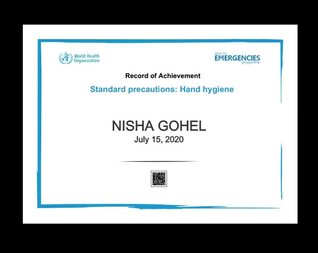 Nisha Gohel on LinkedIn: #handhygiene #who Nisha Gohel on LinkedIn: #handhygiene #who