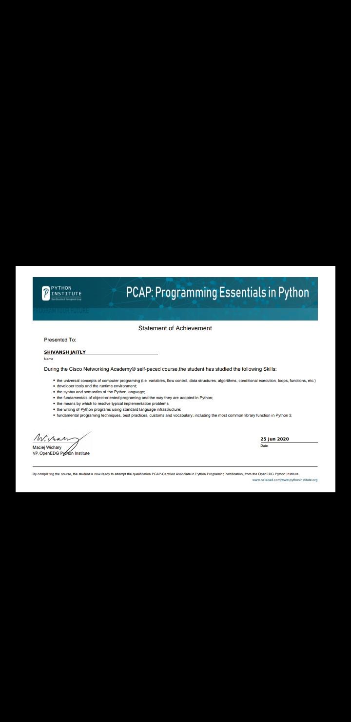 Shivansh Jaitly on LinkedIn: #developer #programming #python Shivansh Jaitly on LinkedIn: #developer #programming #python