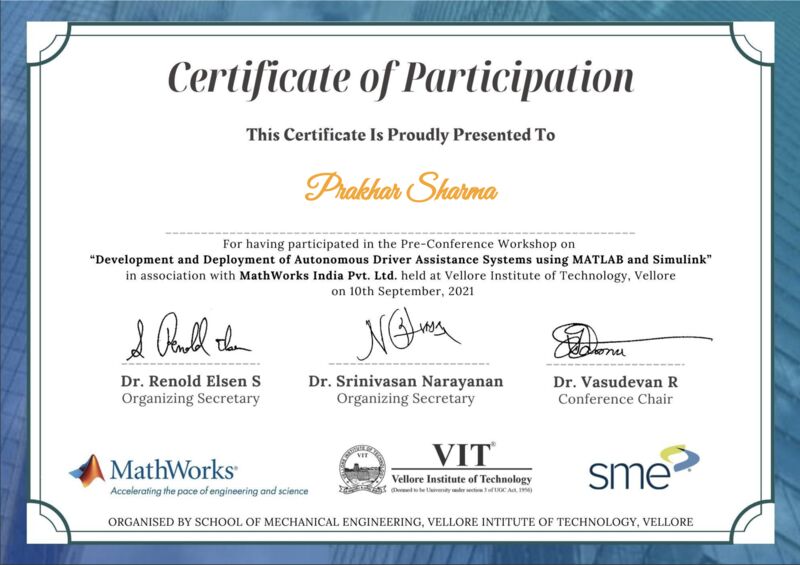 Prakhar Sharma on LinkedIn: #matlab #simulink #autonomousdriving Prakhar Sharma on LinkedIn: #matlab #simulink #autonomousdriving