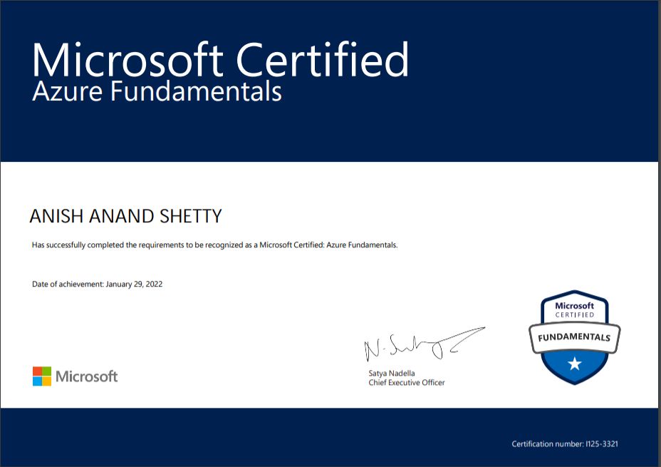 Anish Shetty on LinkedIn: #azure Anish Shetty on LinkedIn: #azure