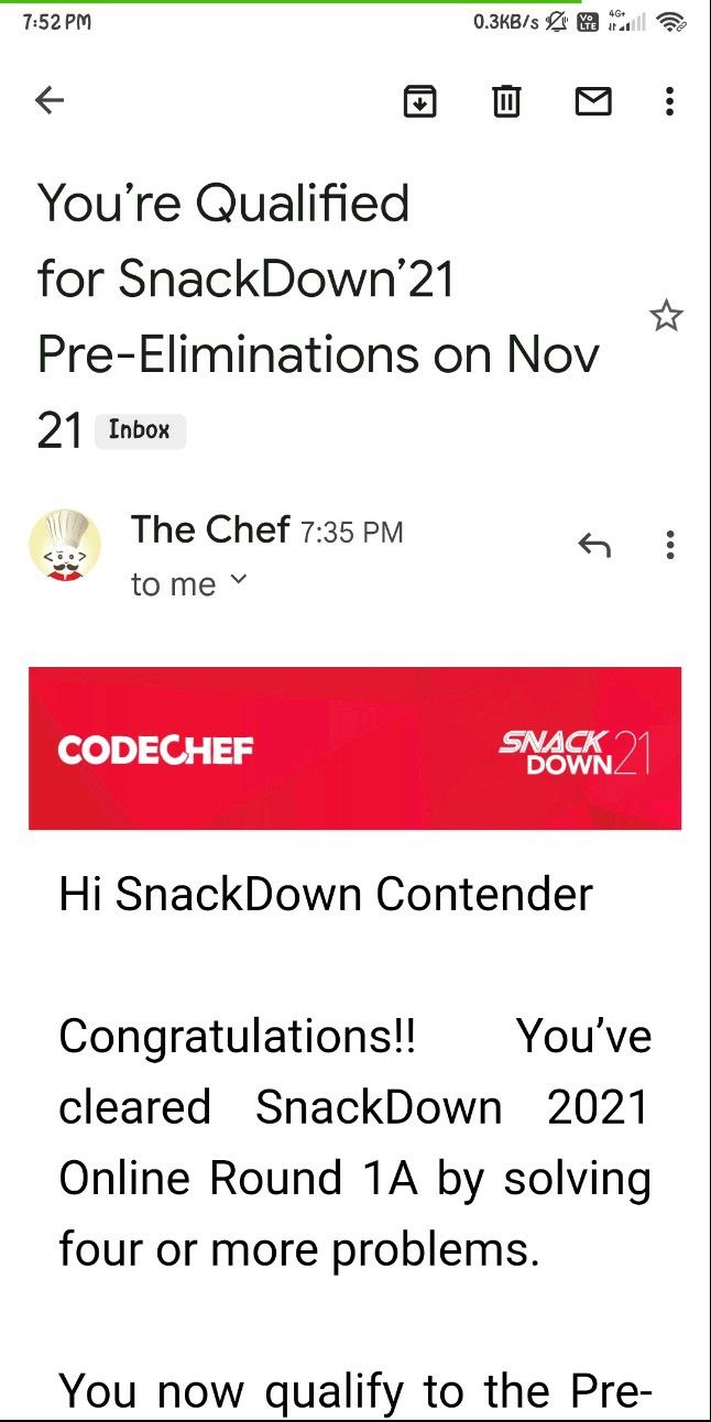 Pranay Prasad on LinkedIn: #codechef #competitiveprogramming Pranay Prasad on LinkedIn: #codechef #competitiveprogramming