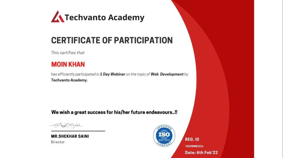 Moin Khan on LinkedIn: #webdevelopment #webinar #html #css # ... Moin Khan on LinkedIn: #webdevelopment #webinar #html #css # ...