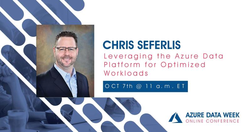 Chris Seferlis on LinkedIn: #azuredataweek Chris Seferlis on LinkedIn: #azuredataweek