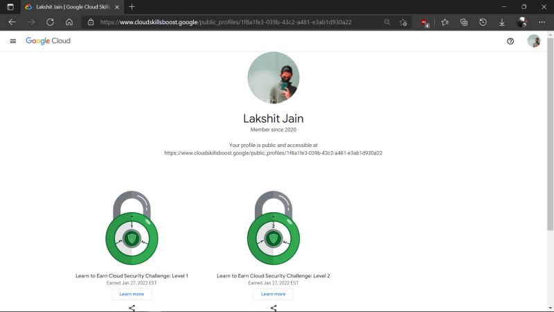 Lakshit Jain on LinkedIn: #connections #cloud #share #google #learntoearn Lakshit Jain on LinkedIn: #connections #cloud #share #google #learntoearn