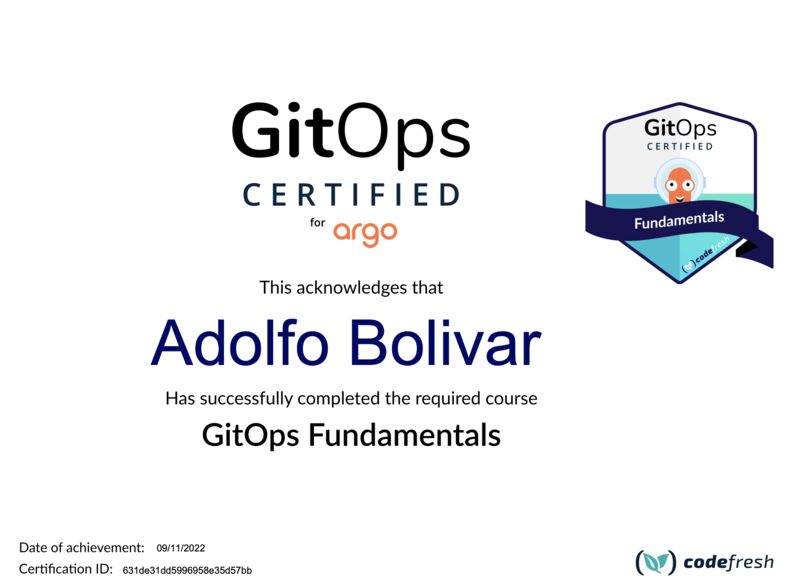Adolfo Bolivar on LinkedIn: #gitops #argocd Adolfo Bolivar on LinkedIn: #gitops #argocd