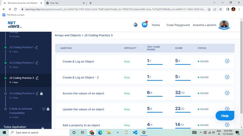 ANANTHA LAKSHMI GUNDA on LinkedIn: #learning #coding #ccbp #nxtwave # ... ANANTHA LAKSHMI GUNDA on LinkedIn: #learning #coding #ccbp #nxtwave # ...