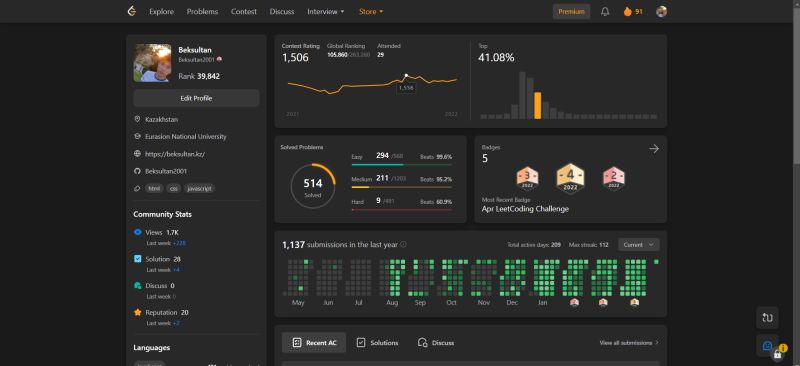 Beksultan Omirzak on LinkedIn: #leetcode #problemsolving #algorithms # ... Beksultan Omirzak on LinkedIn: #leetcode #problemsolving #algorithms # ...