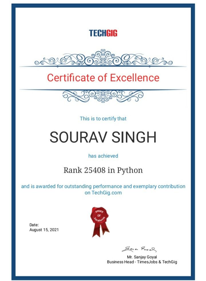 SOURAV SINGH posted on LinkedIn SOURAV SINGH posted on LinkedIn