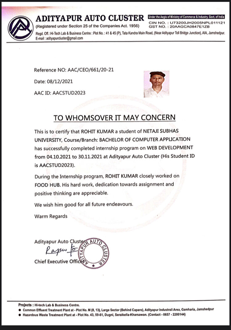 Rohit Kumar on LinkedIn: #connections #internship #webdevelopment # ... Rohit Kumar on LinkedIn: #connections #internship #webdevelopment # ...