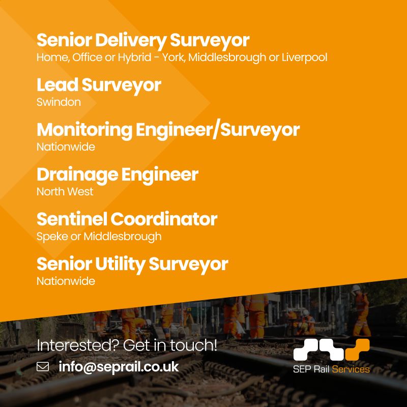 SEP Rail Services on LinkedIn: #rail #railway #hiring #hiringnow SEP Rail Services on LinkedIn: #rail #railway #hiring #hiringnow