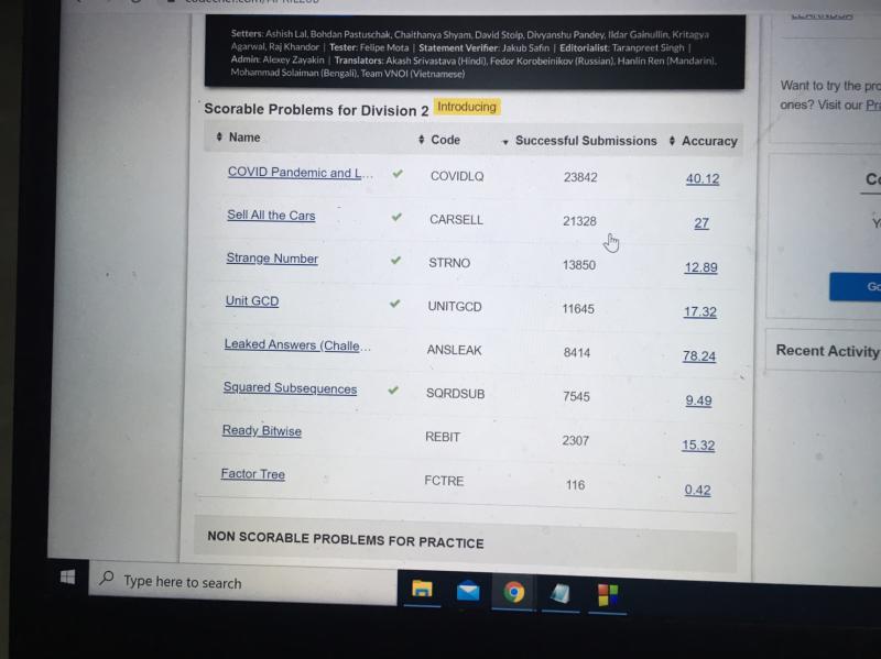 Agam Gupta on LinkedIn: #quarantinetime #codechef #codingisfun # ... Agam Gupta on LinkedIn: #quarantinetime #codechef #codingisfun # ...