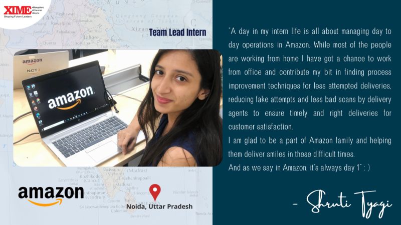 Shruti Tyagi on LinkedIn: #xime #ximekochi #summerinternship #amazon # ... Shruti Tyagi on LinkedIn: #xime #ximekochi #summerinternship #amazon # ...