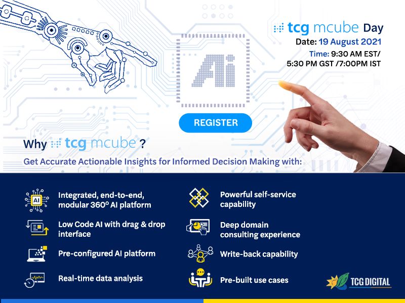 Souvik Banerjee on LinkedIn: TCG MCUBE DAY: A Day with Next Gen AI Platform Souvik Banerjee on LinkedIn: TCG MCUBE DAY: A Day with Next Gen AI Platform