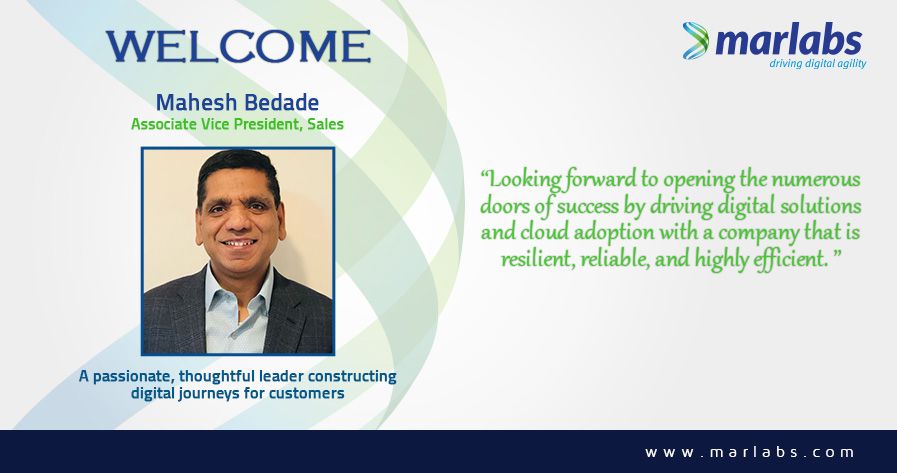 Marlabs LLC on LinkedIn: Marlabs welcomes Mahesh Bedade, Associate Vice ... Marlabs LLC on LinkedIn: Marlabs welcomes Mahesh Bedade, Associate Vice ...