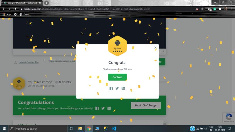Shrey Banugaria on LinkedIn: #pythonprogramming #python #hackerrank ... Shrey Banugaria on LinkedIn: #pythonprogramming #python #hackerrank ...