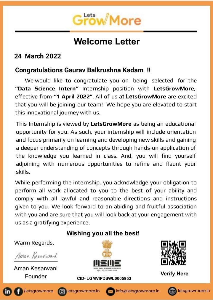 Gaurav Kadam on LinkedIn: #amankesarwani #letsgrowmore Gaurav Kadam on LinkedIn: #amankesarwani #letsgrowmore