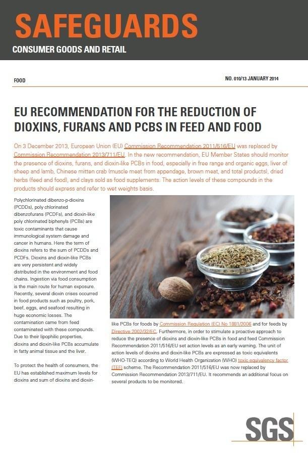 SGS on LinkedIn: EU Commission warns on potential risks of PCBs, furans ... SGS on LinkedIn: EU Commission warns on potential risks of PCBs, furans ...